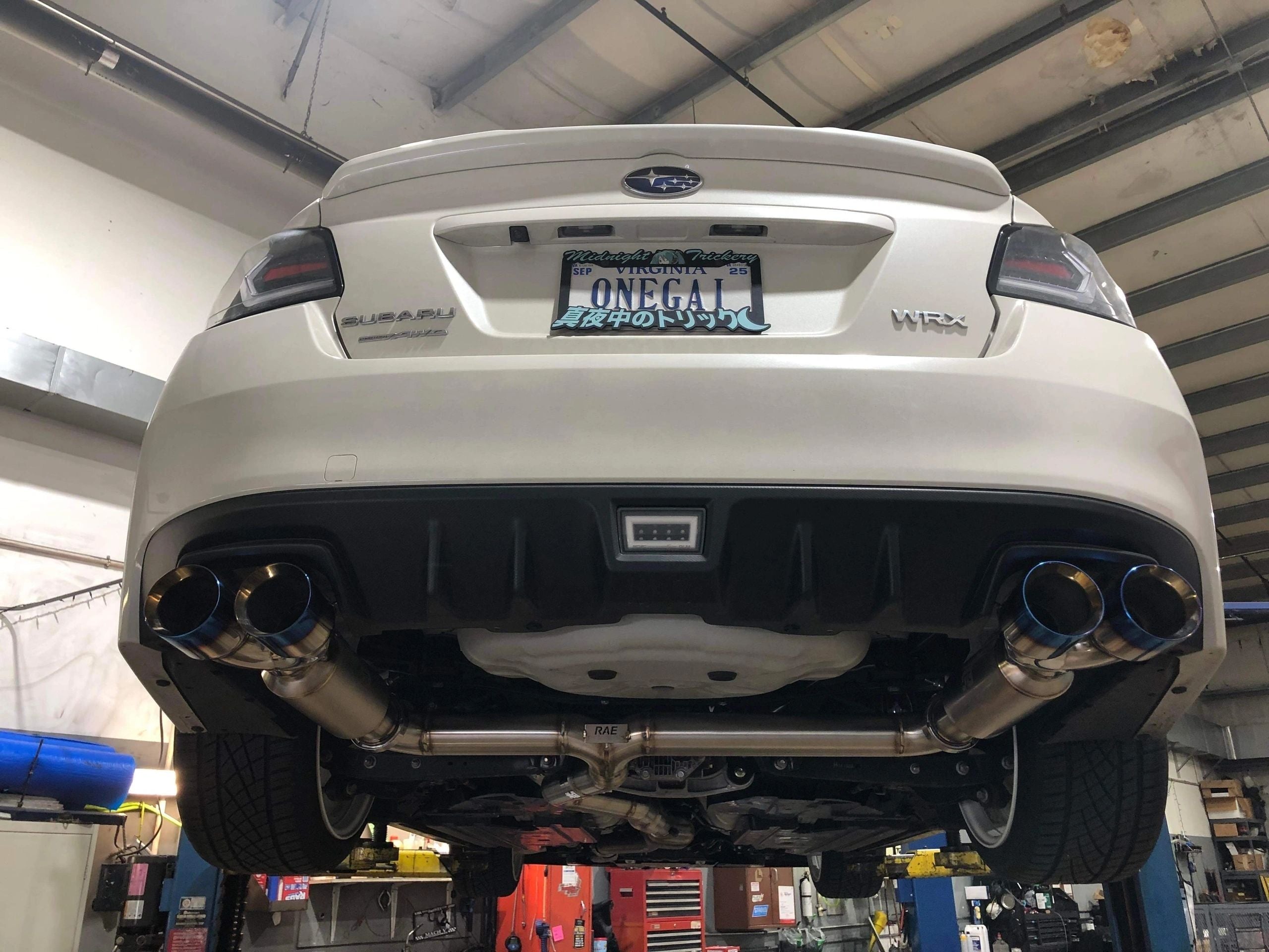 3" Dual Exit Catback Exhaust (Quad Tip) 15-21 WRX/STI – Rae-Motorsports